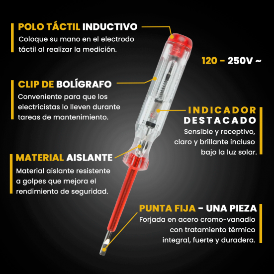 Set Destornilladores Aislados 7 Piezas HB-63
