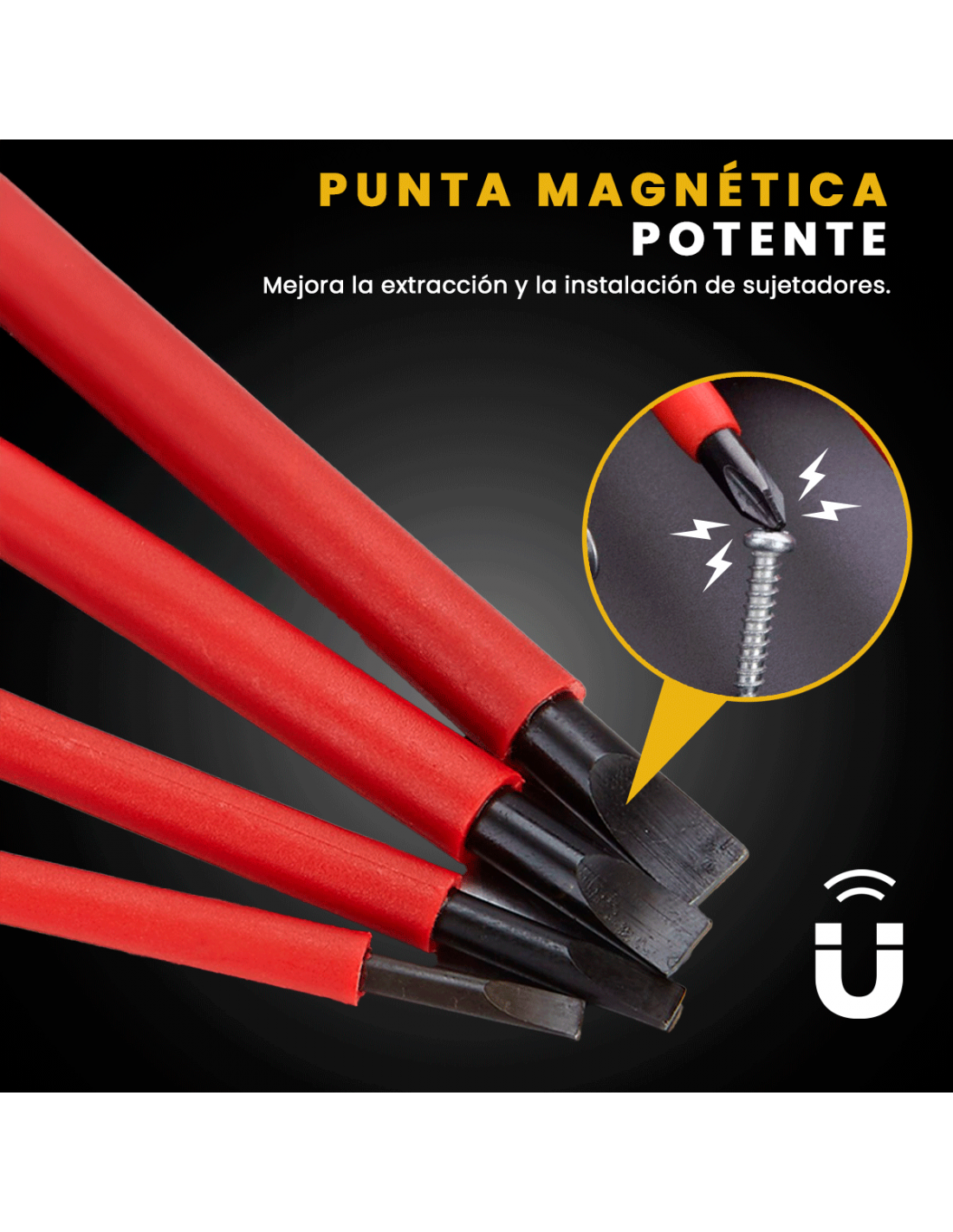 Set Destornilladores Aislados 7 Piezas HB-63