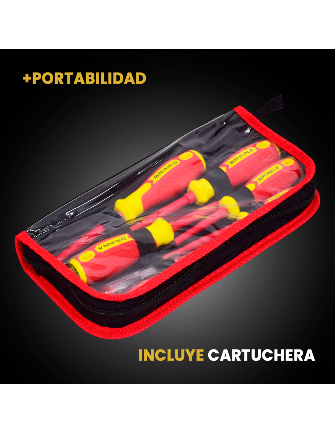 Set Destornilladores Aislados 7 Piezas HB-63